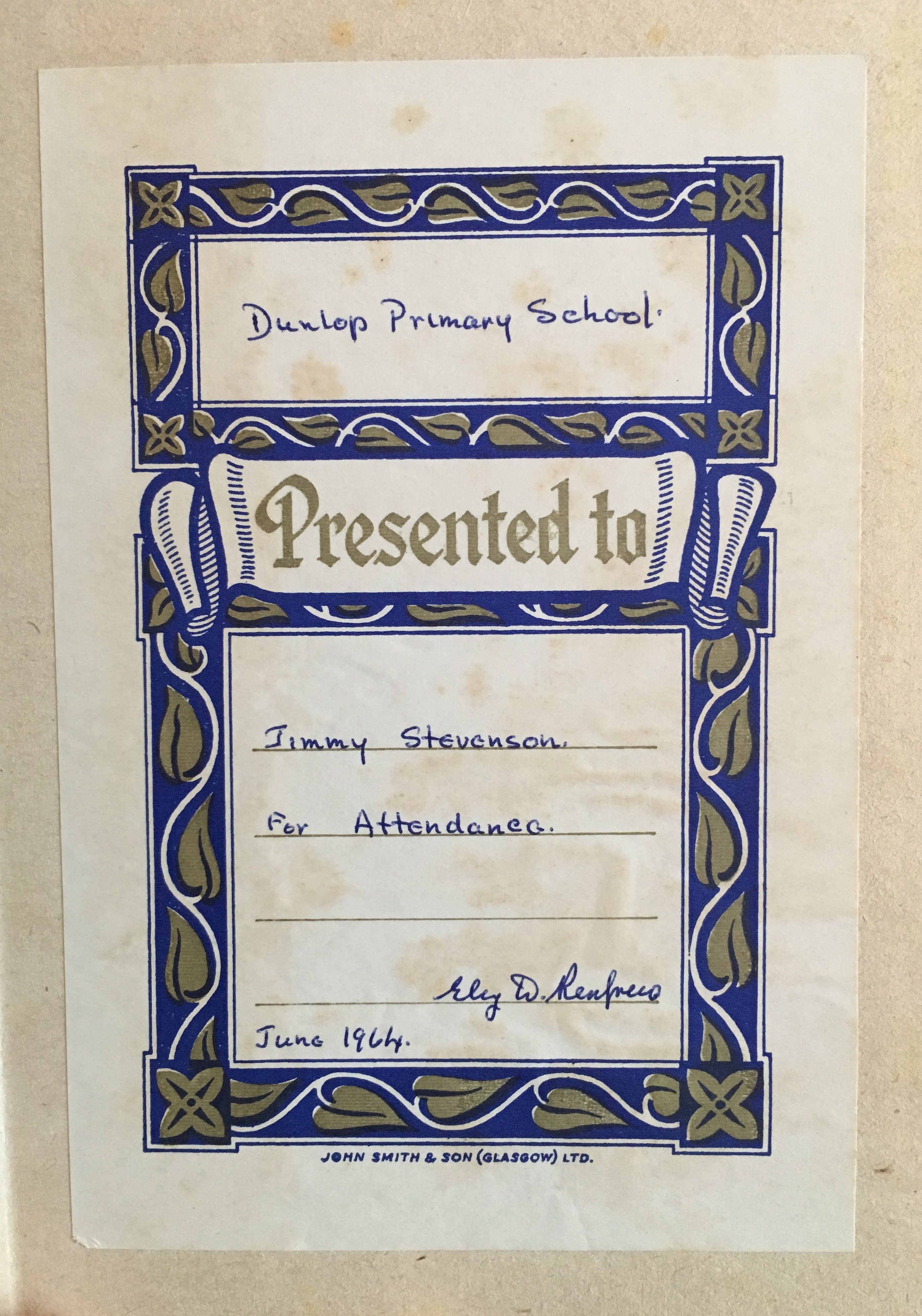 Inscriptions in books 1: Introduction and prize giving labels | World ...