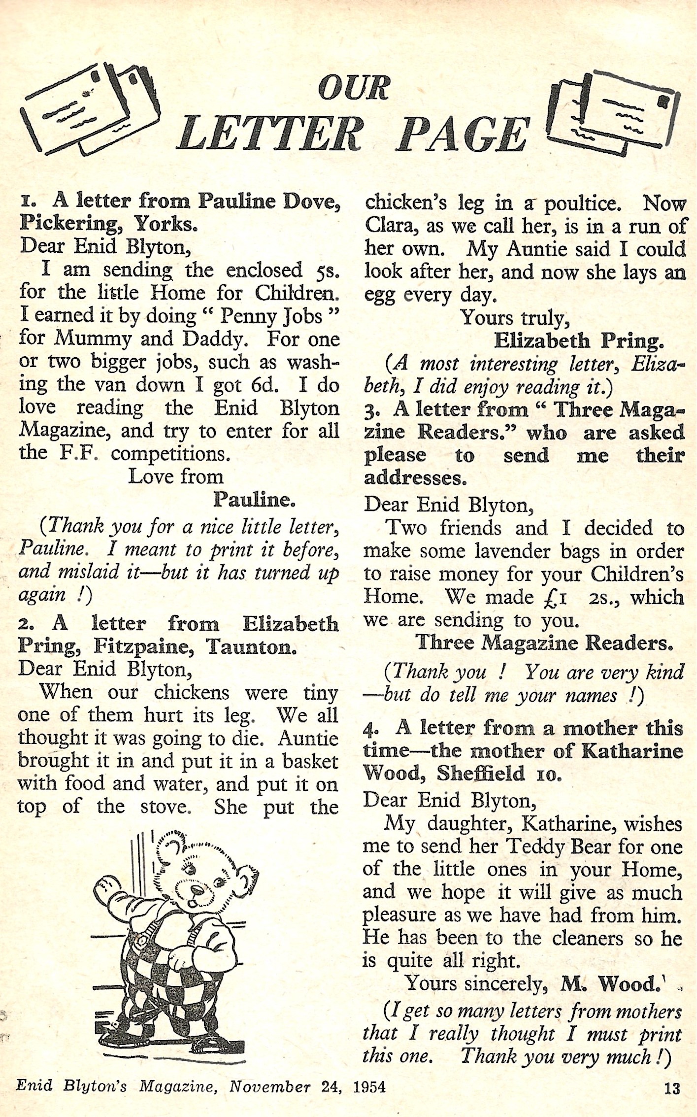 2-24 letter | World of Blyton